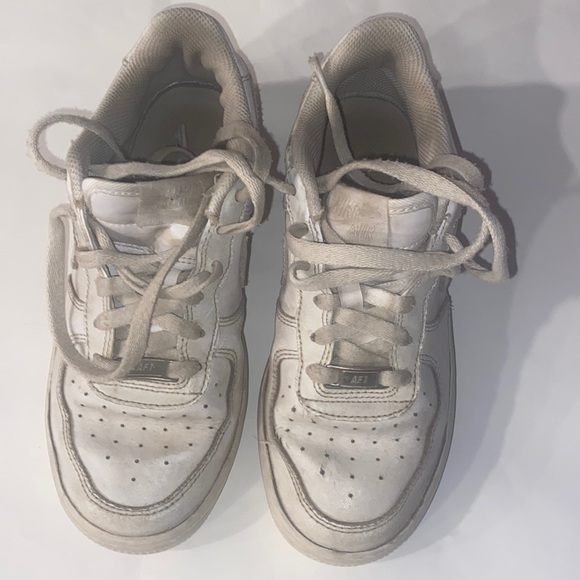 Nike | Shoes | Nike Air Force Authentic White Sneaker Af1 Shoe Lace ...